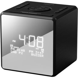 Philips Uhrenradio &raquo;TAR 4600&laquo; ( Digitalradio (DAB+) UKW mit RDS 1,4 W) Radiowecker mit USB-C-Ladeanschluss, Doppelalarm, DAB/FM schwarz Helligkeit einfach 