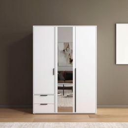 Rauch Dreht&uuml;renschrank &raquo;Kleiderschrank Schrank Garderobe W&auml;scheschrank NAGATA mit Spiegel&laquo; in 3 verschiedenen Ausstattungen BASIC/CLASSIC/PREMIUM, und