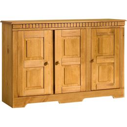 OTTO home Sideboard &raquo;Lisa&laquo; Kommode aus massivem Kiefernholz, in 2 Breiten lieferbar beige Massivholz B/H/T: 122cm x 80cm x 35cm