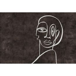 Livingwalls living walls Fototapete &raquo;Walls by Patel Paloma`s Room&laquo; glatt Vlies, Wand braun Vlies B/L: 4m x 2,7m
