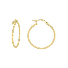 Firetti Damen Paar Creolen &raquo;Schmuck Geschenk Silber 925 Ohrschmuck diamantiert&laquo; gold 25, Silber 925 (Sterlingsilber)