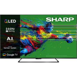 Sharp QLED-Fernseher &raquo;4T-C65HRx&laquo; 164 cm/65 &prime;&prime; Smart-TV AQUOS Smooth Motion 144 Hz &ndash; Rahmeninterpolationstechnologie