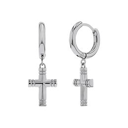 Amor Damen Paar Creolen &raquo;Scorpions by , Kreuz&laquo; Edelstahl