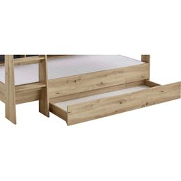 Relita Bettschubkasten &raquo;Sway&laquo; bietet zus&auml;tzlich Stauraum, Rollenf&uuml;hrung, pflegeleichte Oberfl&auml;che braun Holzwerkstoff B/H/T: 165cm x 21cm x 62cm