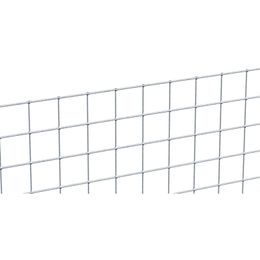 Alberts Schwei&szlig;gitter H&ouml;he: 50 und 100 cm, Gesamtl&auml;nge: 5 m, Maschen: 12,7x12,7 mm silber Stahl H/L: 100cm x 5m