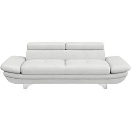 COTTA 3-Sitzer &raquo;Enterprise&laquo; Big-Sofa, mit Armteilverstellung & Kopfteilverstellung wei&szlig; Softlux -Kunstleder;Luxus-Kunstleder B/H/T: 233cm x 75cm x 