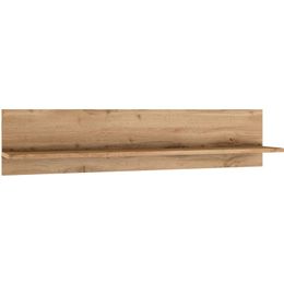 KOCHSTATION Wandboard &raquo;KS-Milan&laquo; Regal in nat&uuml;rlichen Wotaneiche-Dekor, praktische Ablagefl&auml;che Holzwerkstoff B/H/T: 110cm x 24cm x 18cm