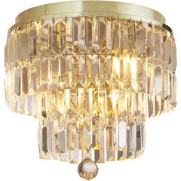 Searchlight Deckenleuchte &raquo;Empire 4Lt Flush&laquo; E14 1 Stk. gold 4, &Oslash; 34cm H: 33cm, 1 Stk.