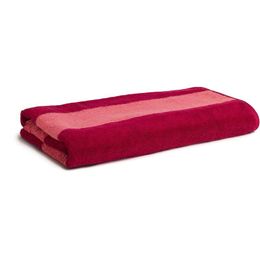 M&ouml;ve Handt&uuml;cher &raquo;Block Streifen&laquo; Handtuch mit Blockstreifen, 100% Premium Baumwolle, Made in Germany rot Walkfrottier, Obermaterial: 100% Baumwolle B/L: 