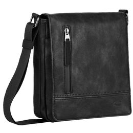 Camel Active Damen Camel Active Umh&auml;ngetasche &raquo;Traces&laquo; aus Lederimitat, funktional mit vielen F&auml;chern & hochwertigem Gurtband B/H/T: 20,5cm x 24cm x 