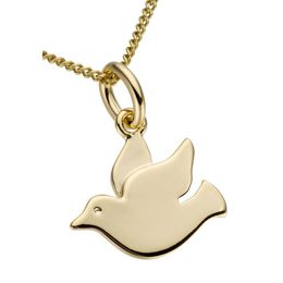 Firetti Damen Kettenanh&auml;nger &raquo;Schmuck Geschenk Gold 333 Halsschmuck Anh&auml;nger f&uuml;r Halskette Taube&laquo; gold Gelbgold 333, 0,4 g