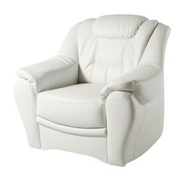 Sit & More sit&more Sessel &raquo;Bellevue&laquo; wei&szlig; Luxus-Microfaser ALTARA NUBUCK (100% Polyester);SOFTLUX-Kunstleder;NaturLEDER (echtes Rindsleder) Kunstleder 