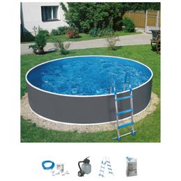 my POOL BWT Rundpool &raquo;HYPE 3&laquo; in verschiedenen Gr&ouml;&szlig;en grau &Oslash;/B/H/L: 300cm x Breite x H&ouml;he 90cm x L&auml;nge, 6.000 l