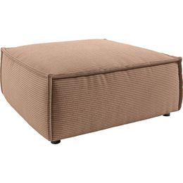 3C Candy Polsterhocker &raquo;Matteo&laquo; passend zu "Matteo", in Cord- und Feincordbezug braun 88% Polyester, 12% Polyacryl B/H/T: 95cm x 40cm x 95cm, Cord