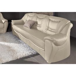 Sit & More sit&more 3-Sitzer &raquo;Benson&laquo; beige Primabelle -Microfaser;NaturLeder (in Sitz und R&uuml;cken, Korpus in passendem Kunstleder);Luxus-Microfaser;Luxus-