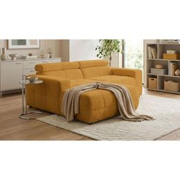 OTTO home Ecksofa &raquo;Ballerup 211 x 175 cm, auch mit verstellbarer Sitztiefe&laquo; Kopfteile verstellbar, aus pflegeleichtem, weichem Bezugsstoff, L-Form 