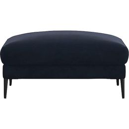 FLEXLUX Pouf &raquo;Belle Polsterhocker, Sitzhocker,&laquo; Skandinavisches Design, In hochwertiger Verarbeitung blau B/H/T: 95cm x 43cm x 73cm, Velvet