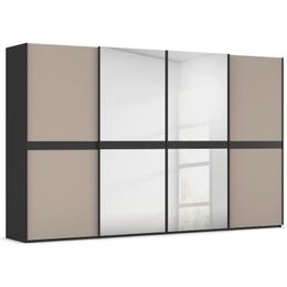 Rauch Schwebet&uuml;renschrank &raquo;Kleiderschrank Schrank Garderobe Schlafzimmerschrank SCALE-LINE&laquo; edle Optik mit Bauchbinde mit Glas/Spiegel-Front MADE IN 