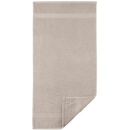 Egeria Badetuch &raquo;Diamant&laquo; Uni Programm mit schmaler Bord&uuml;re, 100 % Baumwolle grau Frotteevelours, Obermaterial: 100% Baumwolle B/L: 70cmx140cm, 1 Stk., 