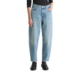 Marc O'Polo Marc O'polo Damen Marc O'Polo 5-Pocket-Jeans barrel cropped, hohe Leibh&ouml;he blau 27, L&auml;nge 32