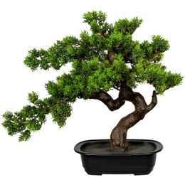 Creativ green Kunstbonsai &raquo;Bonsai&laquo; gr&uuml;n Kunststoff B/H/L: 40cm x 40cm, 1 Stk.