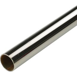 Liedeco Gardinenstange &raquo;Gardinenrohr, Stilrohr, Gardinenstange 20 mm "Celebration"&laquo; &Oslash; 20 mm Fixma&szlig; silber Metall B/L: 160cm &Oslash; 20mm, 1 Stk.