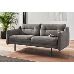 OTTO home 2-Sitzer &raquo;Nordfyn&laquo; edles Design in 3 Bezugsqualit&auml;ten grau Struktur weich (100% Polyester);Luxus-Microfaser Lederoptik (100% Polyester);100%