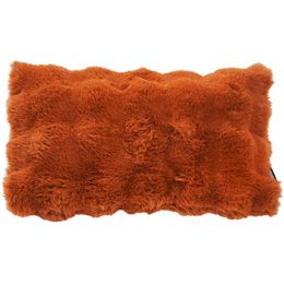done. Dekokissen &raquo;Aura&laquo; 3D Wellenstruktur orange Polyester B/L: 30cm x 50cm, 1 Stk.