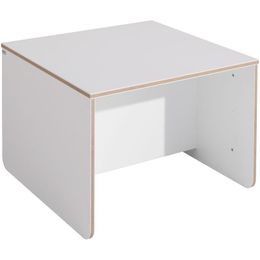 Paidi Kindertisch &raquo;FRITZI&laquo; vielseitig einsetzbar: hochkant und quer stellbar wei&szlig; B/H/T: 63cm x 44cm x 63cm