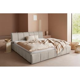 LeGer Home by Lena Gercke Polsterbett &raquo;Maileen&laquo; in 5 Breiten und 3 Farben, incl. Rollrost beige 88% Polyester, 9% Rayon, 3% Nylon Liegefl&auml;che L&auml;nge B:
