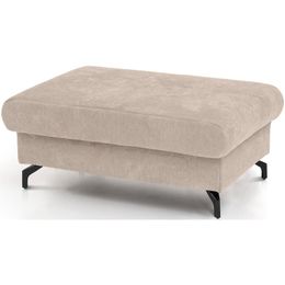 COTTA Polsterhocker &raquo;Kitty, B: 100 cm&laquo; individuell zu kombinieren beige Microfaser (100% Polyester);Flachgewebe (100% Polyerster) B/H/T: 100cm x 45cm 