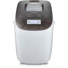 Medion Brotbackautomat &raquo;MD 12040, 20 Backprogramme, 3 Br&auml;unungssufen, doppelter Knethaken&laquo; 20 Programme 950 W Bis zu 1600g Fassungsverm&ouml;gen, 