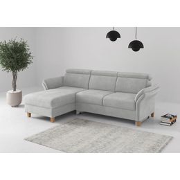 OTTO home Ecksofa &raquo;Glendale, L-Form&laquo; inkl. Kopfteilverstellung, wahlweise mit Vorziehsitz und Bettkasten 90% Polyester, 10% Polyamid B/H/T: 253cm x 