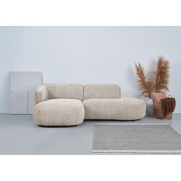 Home Affaire Ecksofa &raquo;OSTRUP Rundsofa, L-Form, Naturt&ouml;ne, Boucle oder Chenille&laquo; Breite 278 cm, organische Form mit sanften Rundungen beige 100% 