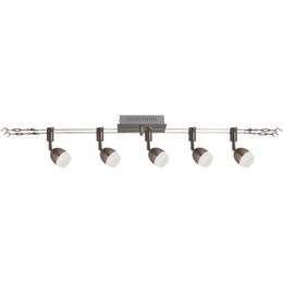 N&auml;ve n&auml;ve LED Deckenleuchte &raquo;Tony&laquo; LED-Board 1 Stk. individuell einstellbar, incl. 5x 4W LED, Energieeffiziensklasse G grau 5, &Oslash; 6cm H: 9cm, 1 Stk.