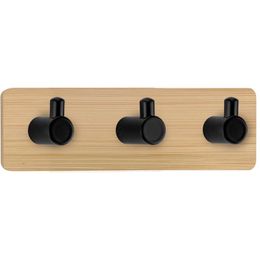 Kleine Wolke Klebehaken &raquo;Bamboo Pin Hook Trio&laquo; Bambus B/H/L: 18cm x 4,5cm x 3,6cm