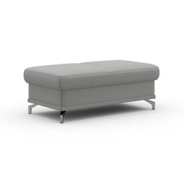 Sit & More sit&more Hocker &raquo;Cabrio, B: 133 cm&laquo; individuell zu kombinieren, Federkern grau 100% Polyester B/H/T: 133cm x 48cm x 72cm, Luxus-Microfaser