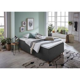 Home Affaire Boxbett &raquo;Thorsby&laquo; Boxbett ohne Kopfteil, frei im Raum stellbar, f&uuml;r Dachschr&auml;gen grau 100% Polypropylen Liegefl&auml;che B/L: 120cm x 200cm 