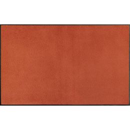 wash+dry by Kleen-Tex L&auml;ufer rechteckig 9 mm H&ouml;he orange Gummi B : 75cm 1 Stk., 9mm, L: 120cm