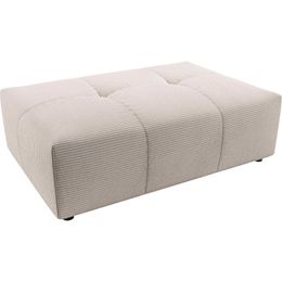 3C Candy Polsterhocker &raquo;Yoshy&laquo; Passend zur Serie Yoshy grau 88% Polyester, 12% Polyacryl B/H/T: 120cm x 41cm x 83cm, Cord
