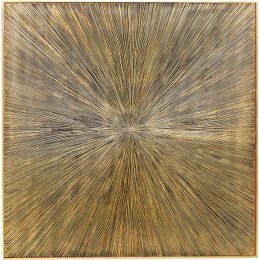KARE Bild mit Rahmen &raquo;Objektbild Illumino 120x120cm&laquo; gold B/H/T: 120cm x 120cm x 4cm