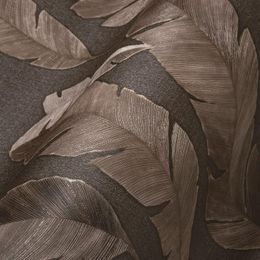 Livingwalls living walls Vliestapete &raquo;Metropolitan Stories. Travel Styles. Bl&auml;ttertapete&laquo; gemustert matt neutral glatt Tapete Floral Modern Chic 3D-Effekt 