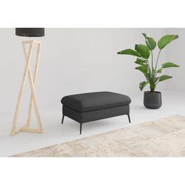 Sit & More sit&more Polsterhocker &raquo;Emely&laquo; mit praktischen Stauraum grau 95%Polyester, 5% Polyamid B/H/T: 104cm x 47cm x 69cm, Flachgewebe LINO,mit Stauraum