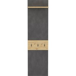 FMD Garderobenpaneel &raquo;Verona&laquo; braun Holzwerkstoff B/H/T: 50cm x 188cm x 23cm
