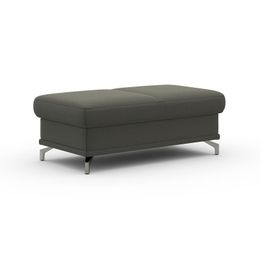 Sit & More sit&more Hocker &raquo;Cabrio, B: 133 cm&laquo; individuell zu kombinieren, Federkern grau 100% Polyester B/H/T: 133cm x 48cm x 72cm, Struktur fein
