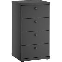Wiemann Schubkastenkommode &raquo;G&ouml;teborg&laquo; vormontiert grau Holzwerkstoff B/H/T: 47cm x 86cm x 42cm, 4 Stk., 4 Stk.