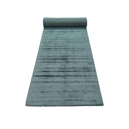 Esprit Teppich &raquo;Gil, ESP-39954, auch als L&auml;ufer erh&auml;ltlich&laquo; rechteckig 8 mm H&ouml;he handgewebt, seidig gl&auml;nzend, schimmernde Farbbrillianz, Melangeeffekt blau 