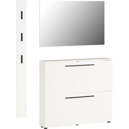 Germania Garderoben-Set &raquo;GW-Utah&laquo; Set, 3 Stk. tlg. wei&szlig; Einheitsgr&ouml;&szlig;e
