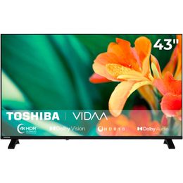 Toshiba LED-Fernseher &raquo;43UV1563DDW&laquo; 108 cm/43 &prime;&prime; Smart-TV schwarz MEHR ALS NUR EIN FERNSEHER - &Uuml;ber den integrierten Triple-Tuner empfangen Sie Programme &uuml;ber
