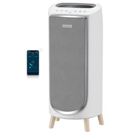 Rowenta Luftreiniger &raquo;PU6180 Intense Pure Air Home Connect&laquo; f&uuml;r 36 qm R&auml;ume HEPA-Luftfilterung, App, 4 automatische Modi, 32 dB(A), Textil-Finish grau 
